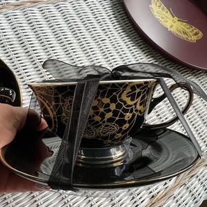 elegance | Dining | New Elegance Gothic Halloween Tea Cups | Poshmark